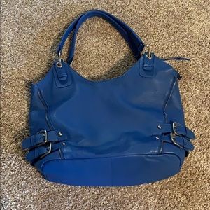 Marco Avane | Bags | Royal Blue Marco Avane Crossbody Leather Purse ...